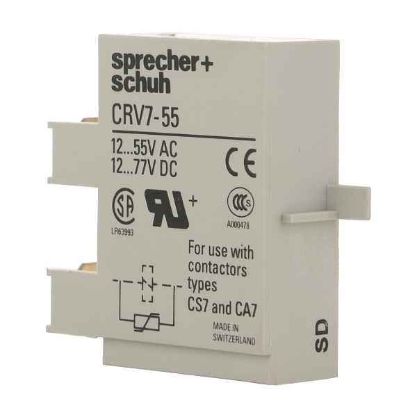 S&S CA7 Coil Suppressor Varistor Module 12 to 55VAC and 12 to 77VDC