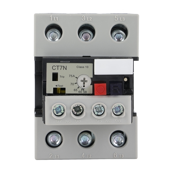 S&S CT7N Thermal Overload Relay 58 to 75A Separate Mounting for Din ...