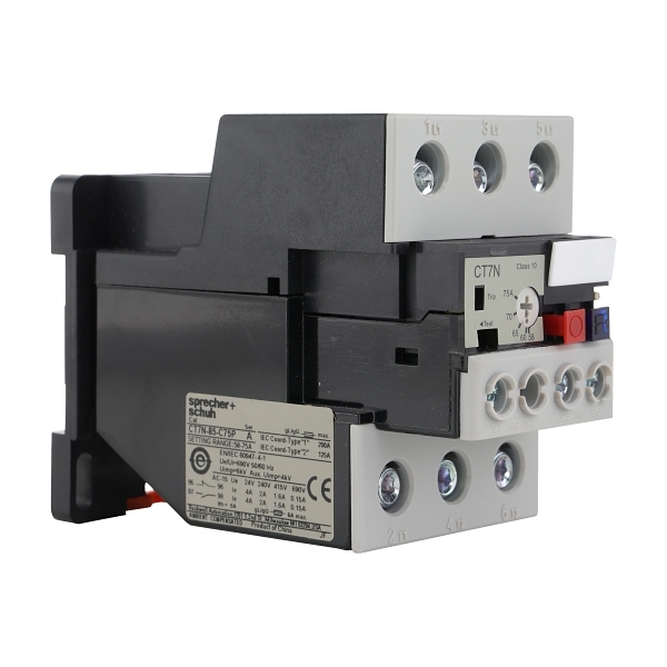S&S CT7N Thermal Overload Relay 58 to 75A Separate Mounting for Din ...