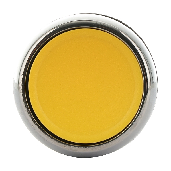 Sprecher and Schuh D7 Pushbutton 22.5 mm Head Only Metal Momentary Flush Yellow Cap Non Illuminated