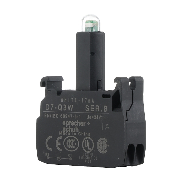 Sprecher and Schuh D7 LED Module Spring Clamp Screwless LED White 24V ...