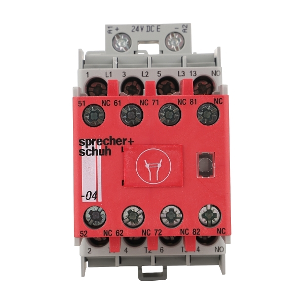 S&S CAS7 Safety Contactor 5.5kW 3Pole 24VDC Coil 1NO 4NC Contact Auxiliary