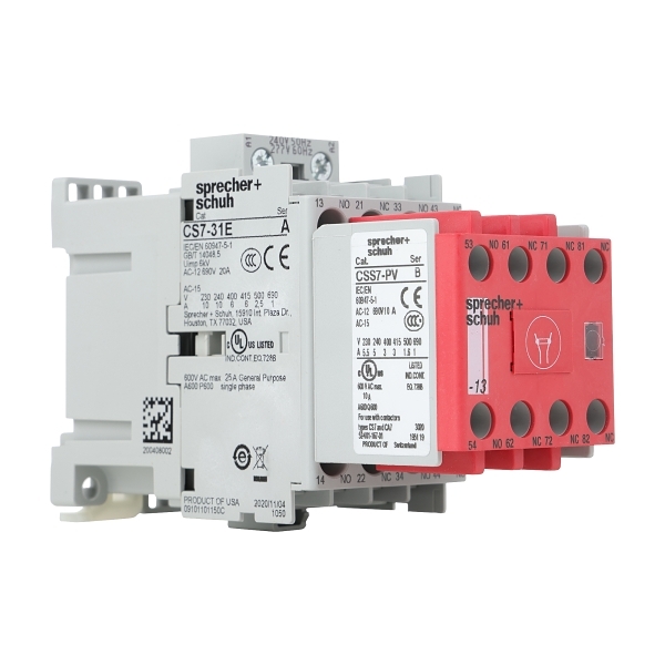S&S CSS7 Safety Control Relay 240VAC Coil 4NO 4NC Contact Auxiliary