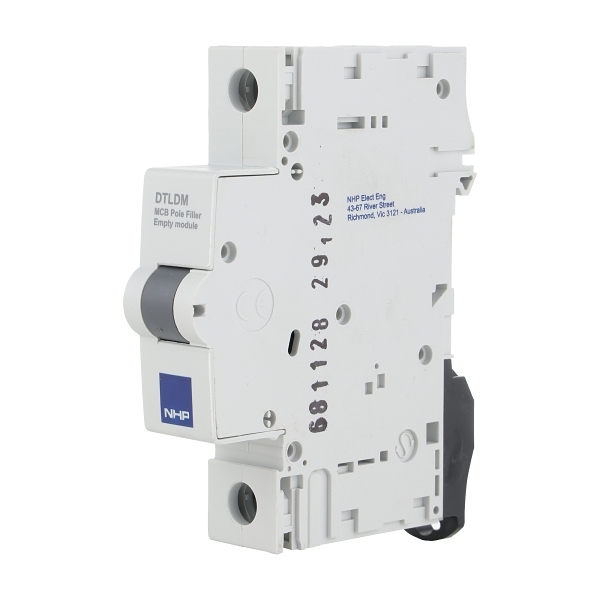 NHP DIN-T LOCKDIN Dummy MCB Filler For Touch Protection