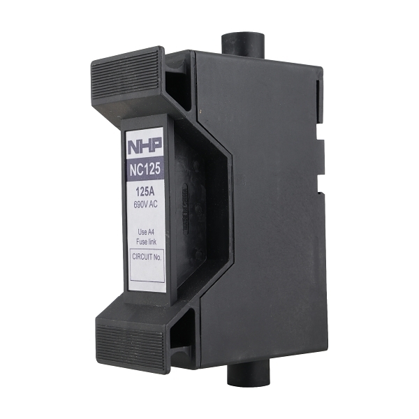 Mersen BS Fuse Holder Front Wired 125A for A4 TCP and TFP Bolt In Fuses