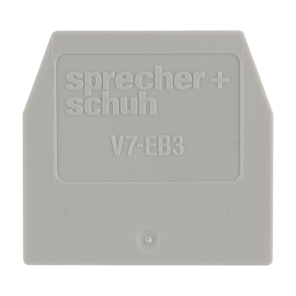 Sprecher and Schuh V7 Screw Terminals End Plate Grey for V7W3 W4 W4P ...