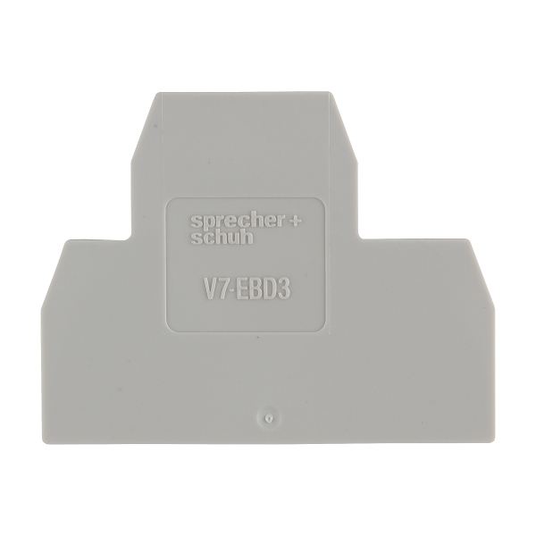 Sprecher and Schuh V7 Screw Terminals End Plate Grey for V7WD3 and ...