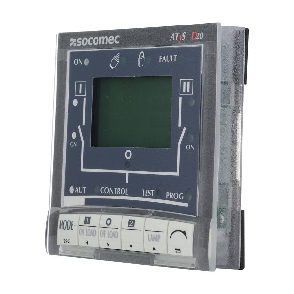 Socomec ATyS M|ATyS Remote Display and Interface - D20, suits ATyS pM/ATyS p, 96 x 96mm Frame