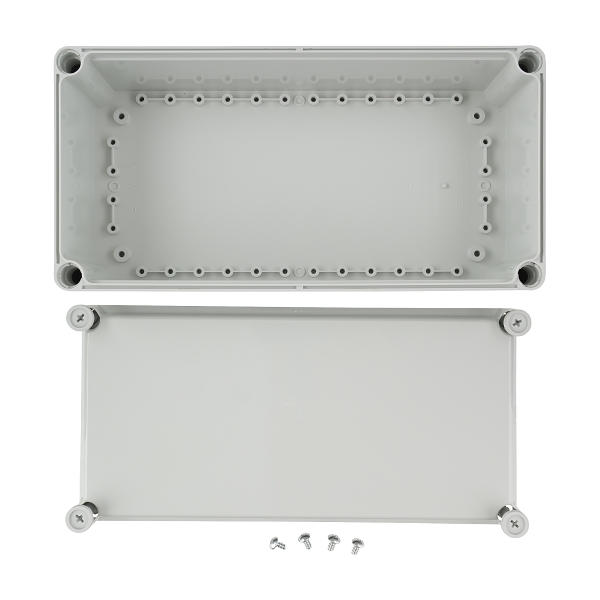Fibox SOLID Terminal Box ABS IP66 and IP67 H190 x W380 x D130mm Grey