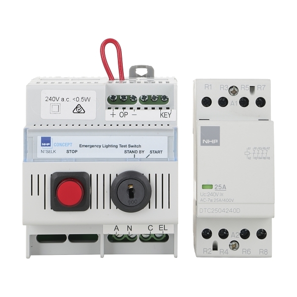 NHP Concept Panelboard Accessory Emergency Lighting Test Unit Key ...