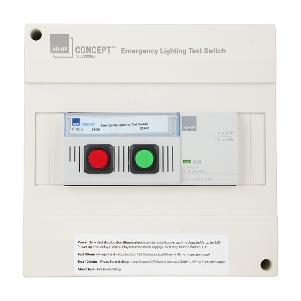 NHP Concept Panelboard Accessory Emergency Lighting Test Unit ...