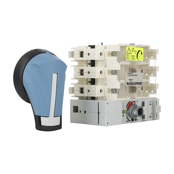 Socomec SSF Fuse Switch kit, w/ External Handle, suits BS fuses, 3P 32A