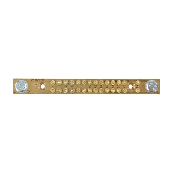 NHP Concept Panelboard Accessory Earth Neutral Bar 250A 12 Way 2 Screws ...