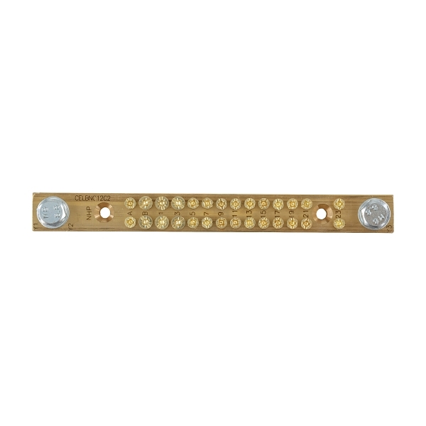 NHP Concept Panelboard Accessory Earth Neutral Bar 250A 12 Way 2 Screws ...
