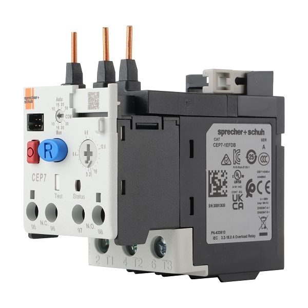 S&S CEP71 Overload Electronic Advanced 3.2 to 16A for CA7 9 and 23A