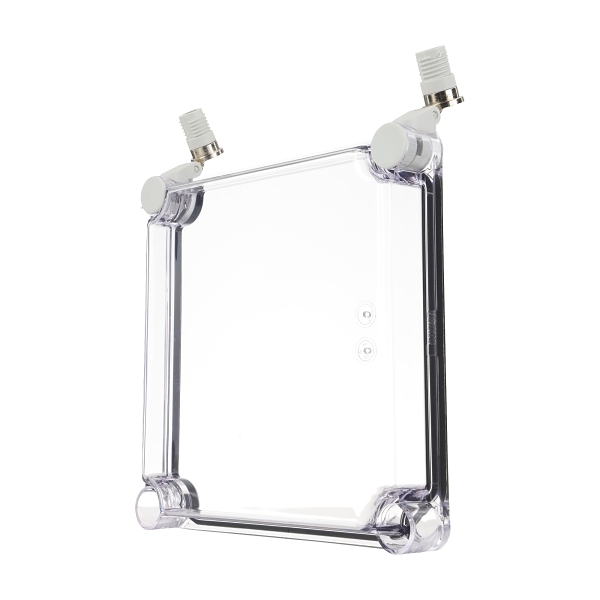 Fibox EK Cover PC suits 190 x 190mm Base 30mm High with Hinges Clear