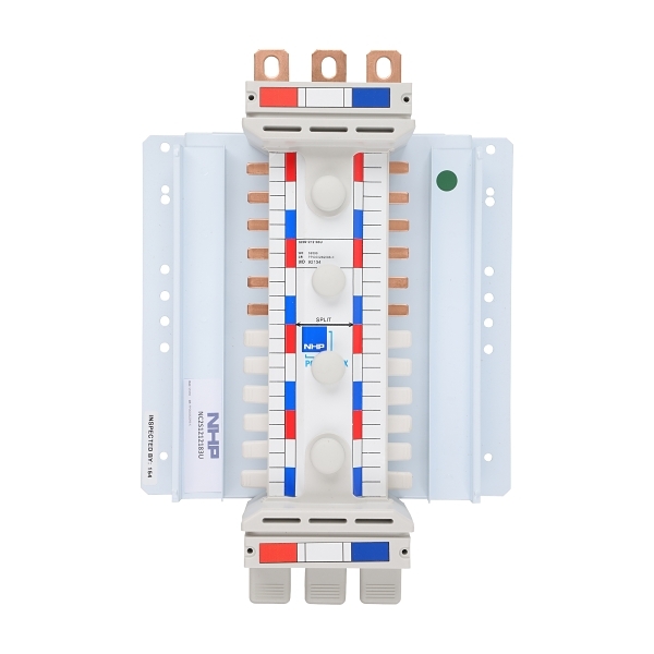 NHP POWERMAX DIN T NC Busbar Chassis 250A Split 12 Way 12 Way 3Pole ...