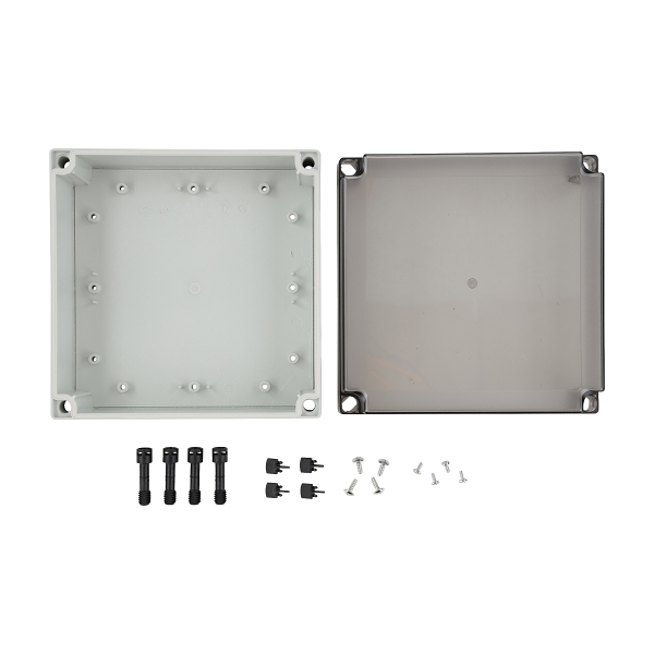 Fibox MNX Terminal Box PC IP66 and IP67 High Box H180 x W180 x 100mm Clear