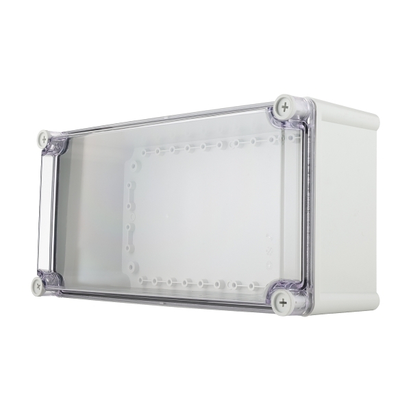 Fibox SOLID Terminal Box PC IP66 and IP67 H190 x W380 x D130mm Clear