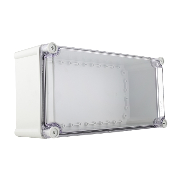 Fibox SOLID Terminal Box PC IP66 and IP67 H190 x W380 x D130mm Clear