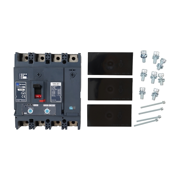 Terasaki TemBreak PRO MCCB 250 Frame 50kA 4P 50A Adj. Thermal Adj. Magnetic