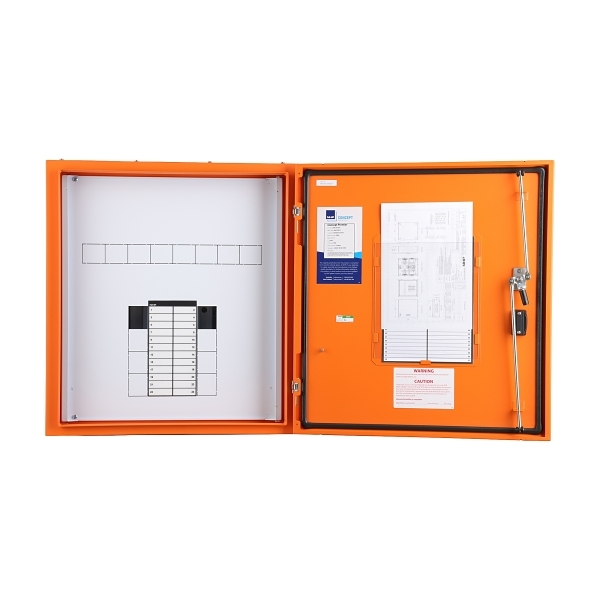 NHP Concept Premier Panelboard 648mm IP66 DIN-T 24 Way 250A No Main ...