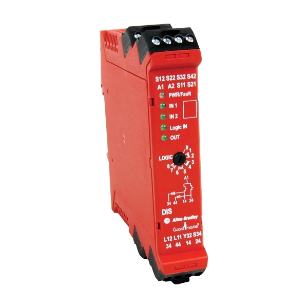 AB 440R GSR DIS Safety Relay Dual Input SS 24VDC 1NC/2NC/OSSD-IN 2SS ...