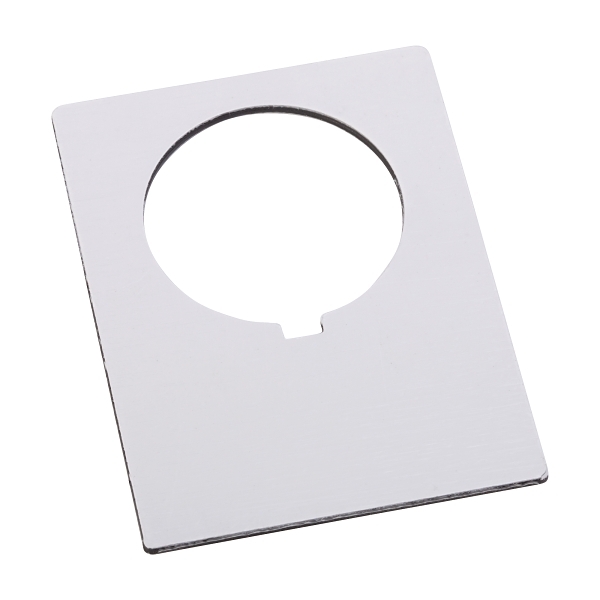 Allen-Bradley 800H Legend Plate 47 X 62mm, Jumbo, Blank,White