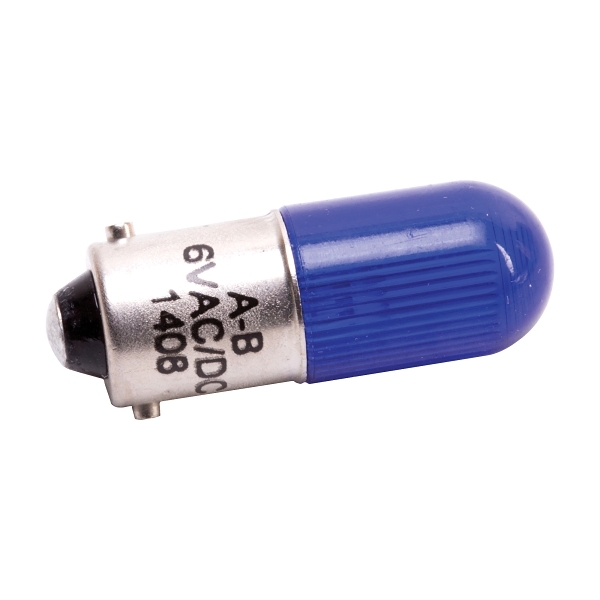 Allen-Bradley 800T Rpl. Lamp LED Illum 6V ACDC Blue for 30.5mm PBs and ...