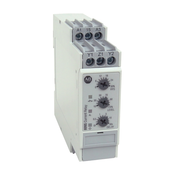 Allen-Bradley 809S Single Phase Current Monitoring Relay 115 and 230VAC ...