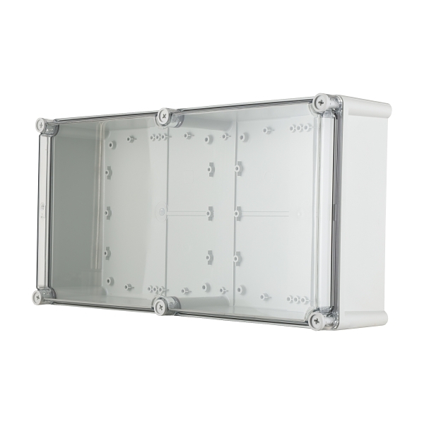 Fibox SOLID Terminal Box PC IP66 and IP67 H280 x W560 x D130mm Clear