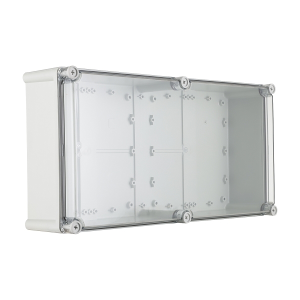 Fibox SOLID Terminal Box PC IP66 and IP67 H280 x W560 x D130mm Clear