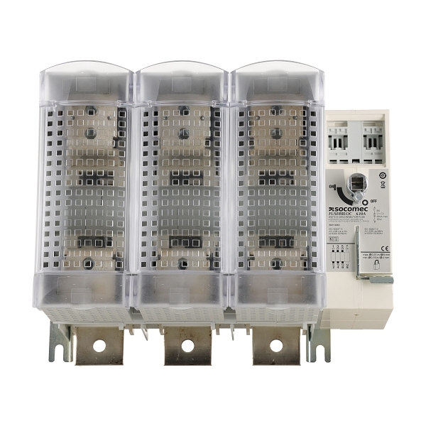 Socomec SSF Fuse Switch kit, w/ External Handle, suits BS fuses, 3P 630A