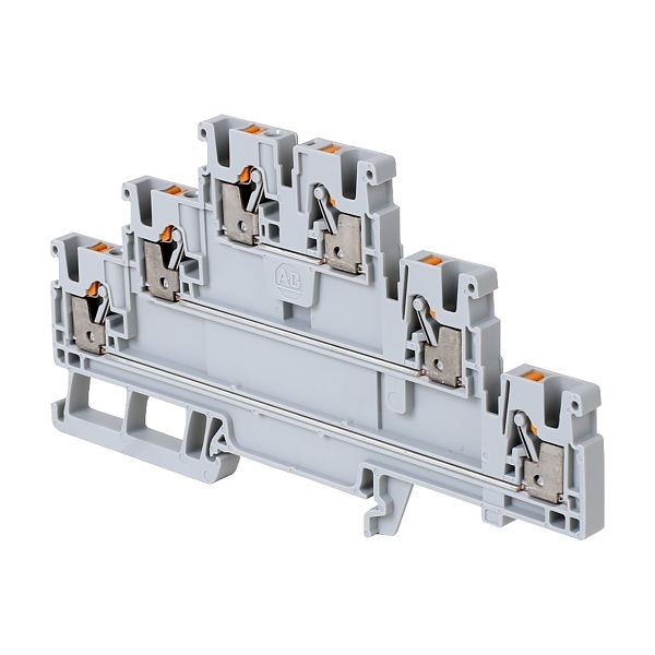 Allen-Bradley 1492-P Push In Terminal 2.5mm 3 Level 6 Conductor Entries ...