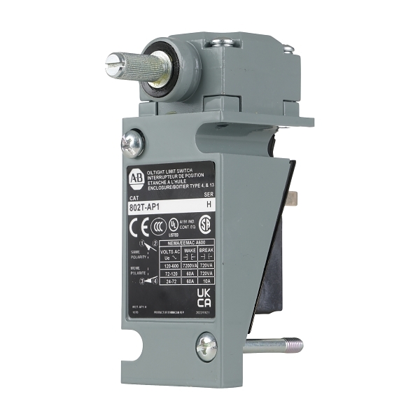 AB 802T Heavy Duty Limit Switch Oiltight Spring Return Lvr IP67 2 CC ...