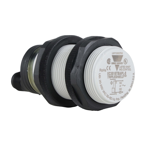 Carlo Gavazzi Capacitive Proximity Plastic M30 AC SCR NO NC 16mm M12