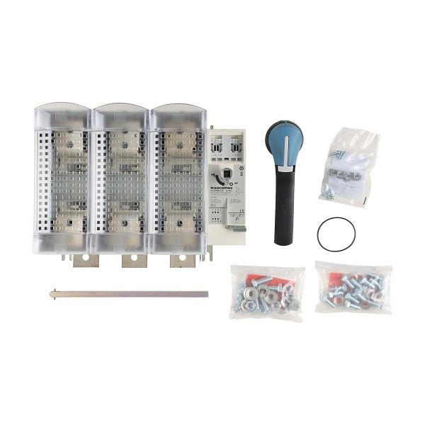 Socomec SSF Fuse Switch kit, w/ External Handle, suits BS fuses, 3P 630A