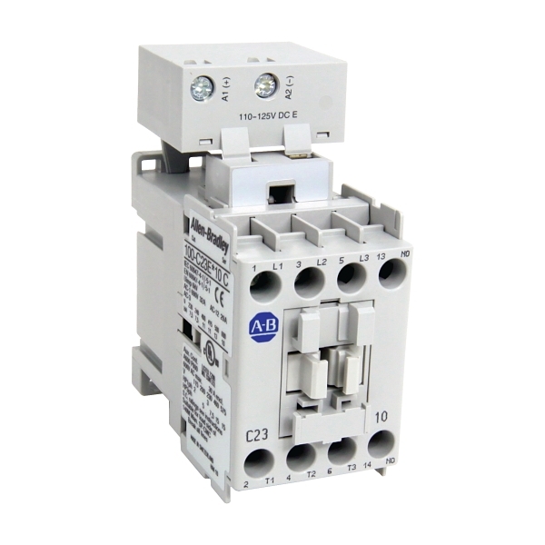 Allen-Bradley 100C Contactor 11kW 4Pole 24VDC Coil 2NO 2NC Contact ...