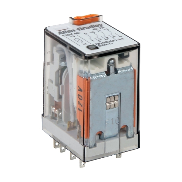 Allen-Bradley 700-HC Plug In Relay 7A 4CO 12V DC Coil Silver Contacts ...