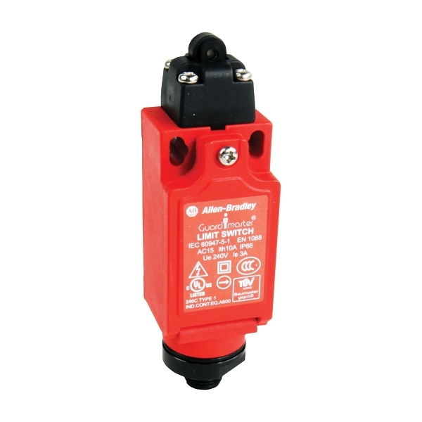 Allen-Bradley 440P Safety Limit Switch 22mm Plastic Roller Plunger 1NO ...