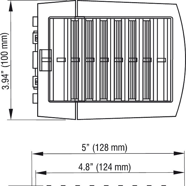 STEGO Fan Heater 220 to 240V AC 550W H165 x 100 x D128mm