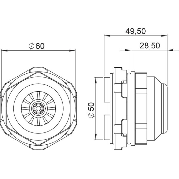STEGO Drainage Device Plastic IP66 and IP67 and IP69K M50