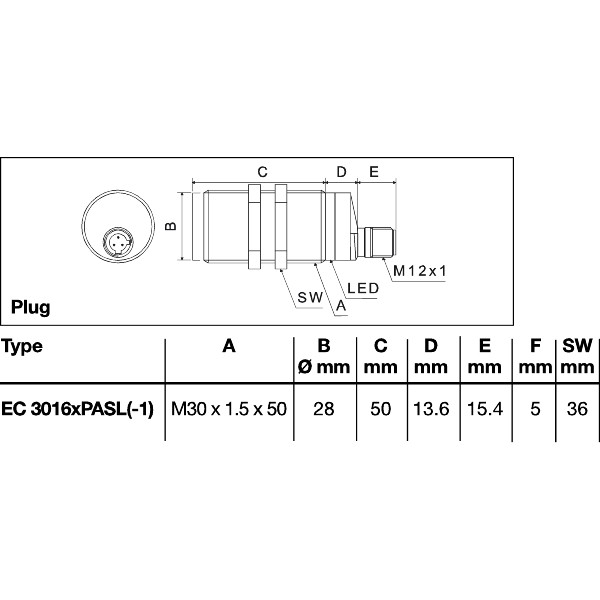 Carlo Gavazzi Capacitive Proximity Stainless Steel M30 DC PNP NO NC ...