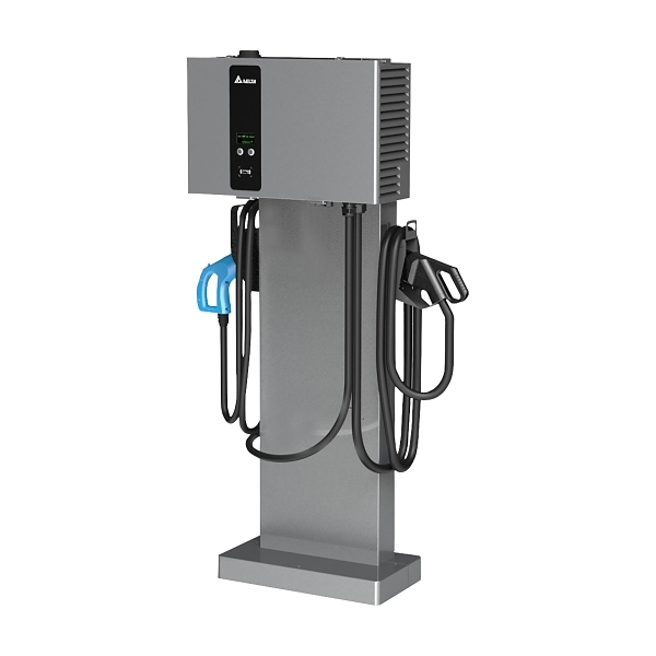 Delta DC EV Charger 25kW Free Standing Mount Post