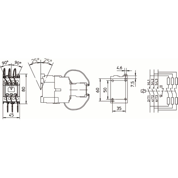 Ghisalba Contactor 15kVAr 3Pole 240VAC Coil