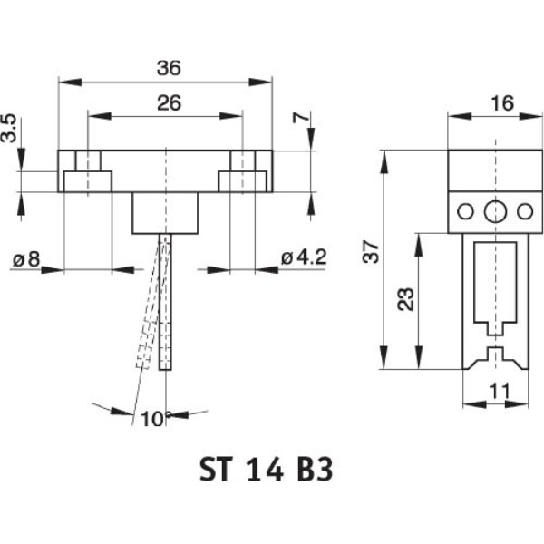 Steute Mechanical Interlock Flexible Actuator Stainless Steel suitable ...