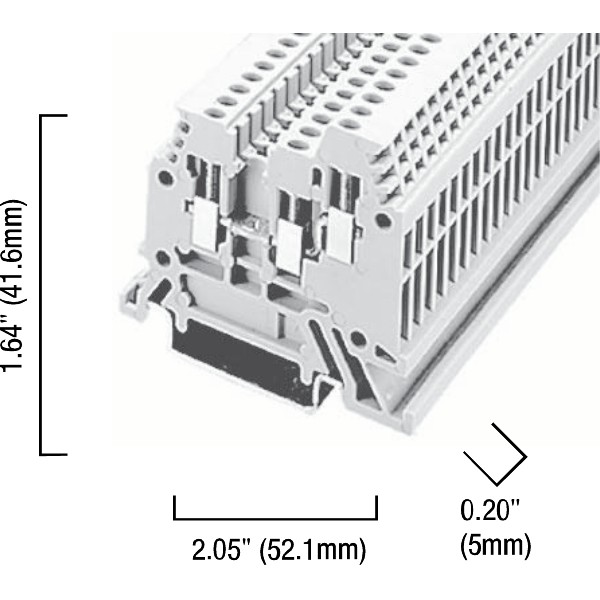 Sprecher and Schuh V7 Screw Connection Terminal 2.5mm 1 Level 3 ...