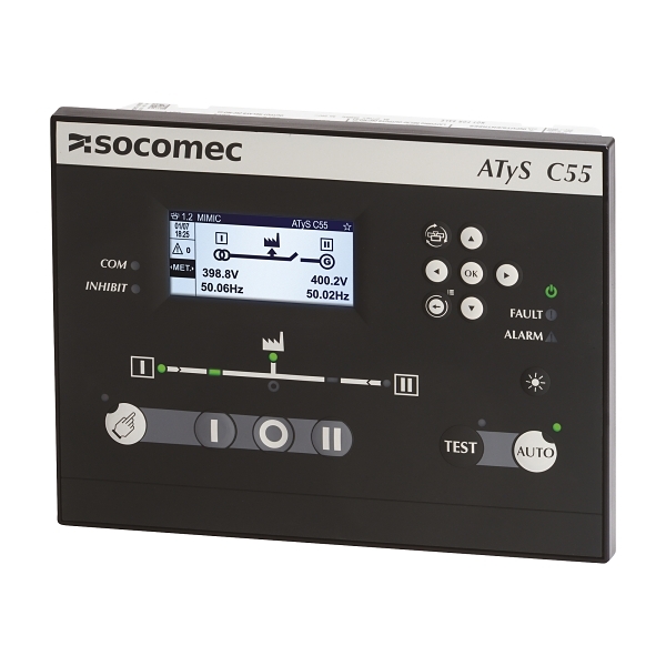 Socomec ATyS Automatic Transfer Switch Controller - Advanced C55