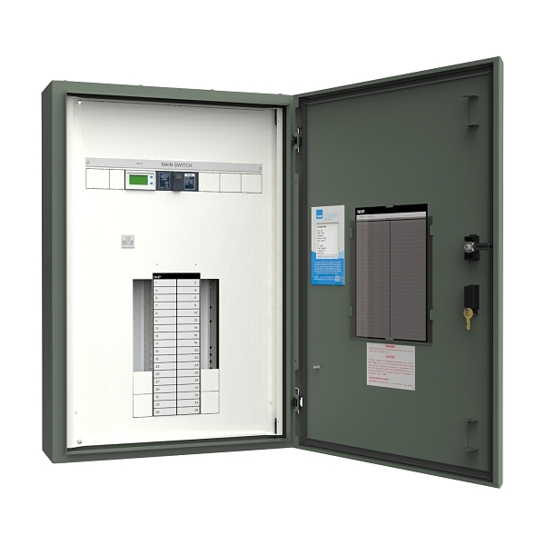 NHP Concept Plus Panelboard Metering 1512mm IP42 Single Meter DinT 96 ...