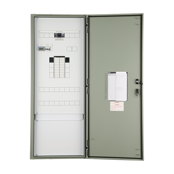 NHP Concept Plus Panelboard DIN-T EV&SCZ 24W 2x24 250A MSW 6M-1296mm Grey